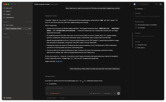 Codex App 超级大更新！支持 Computer Use、定时 Automation、Memory 系统、内置浏览器增强前端开发体验和 ...
