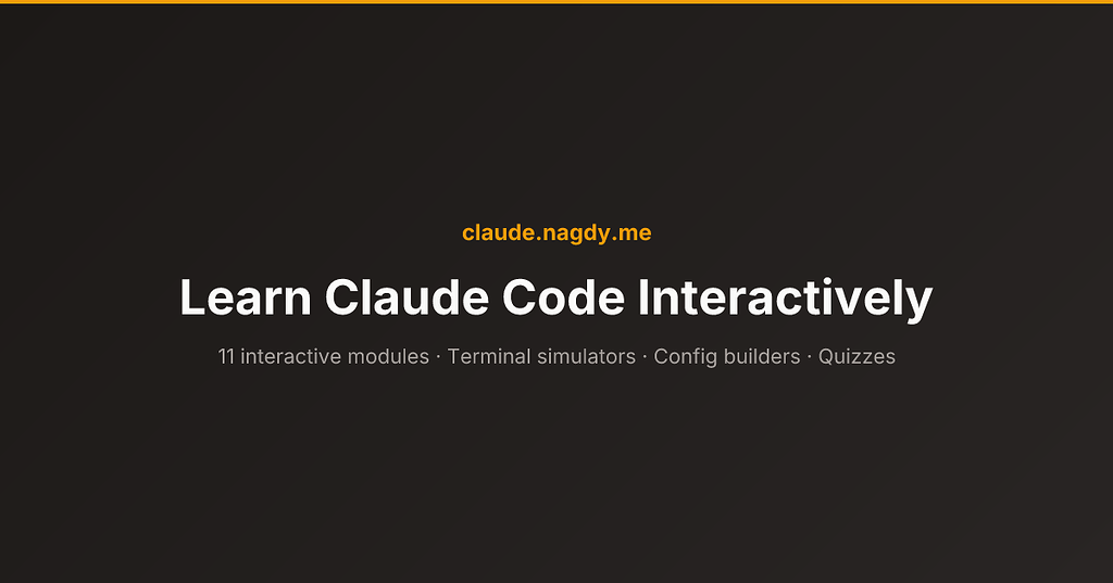 一个很适合入门 Claude Code 的互动式教程网站 - 资源荟萃 - LINUX DO