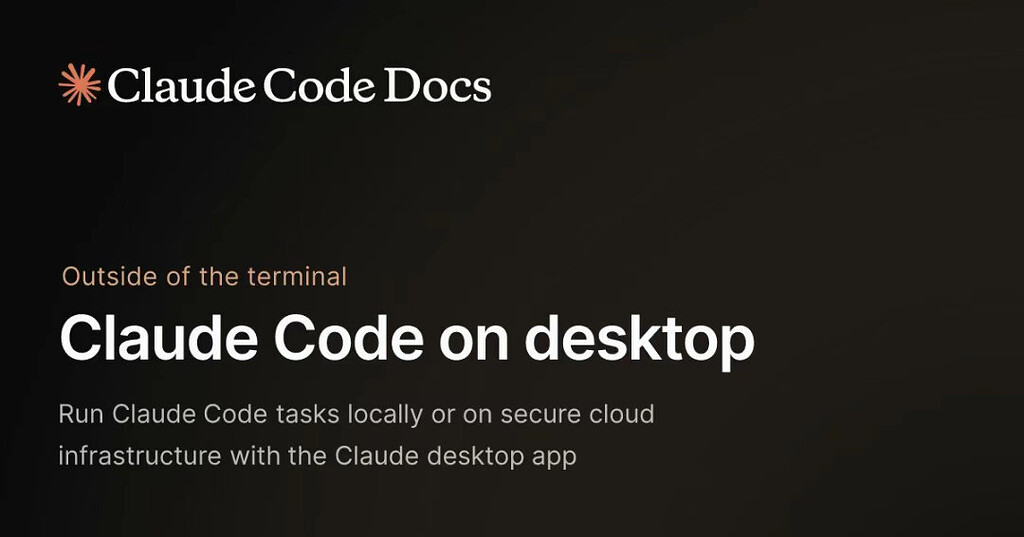 Anthropic推出Claude Code桌面版 - 前沿快讯 - LINUX DO